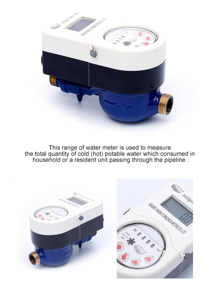Utility Systems Prepaid Smart Home Water Flow Meter Sensor Manual ...