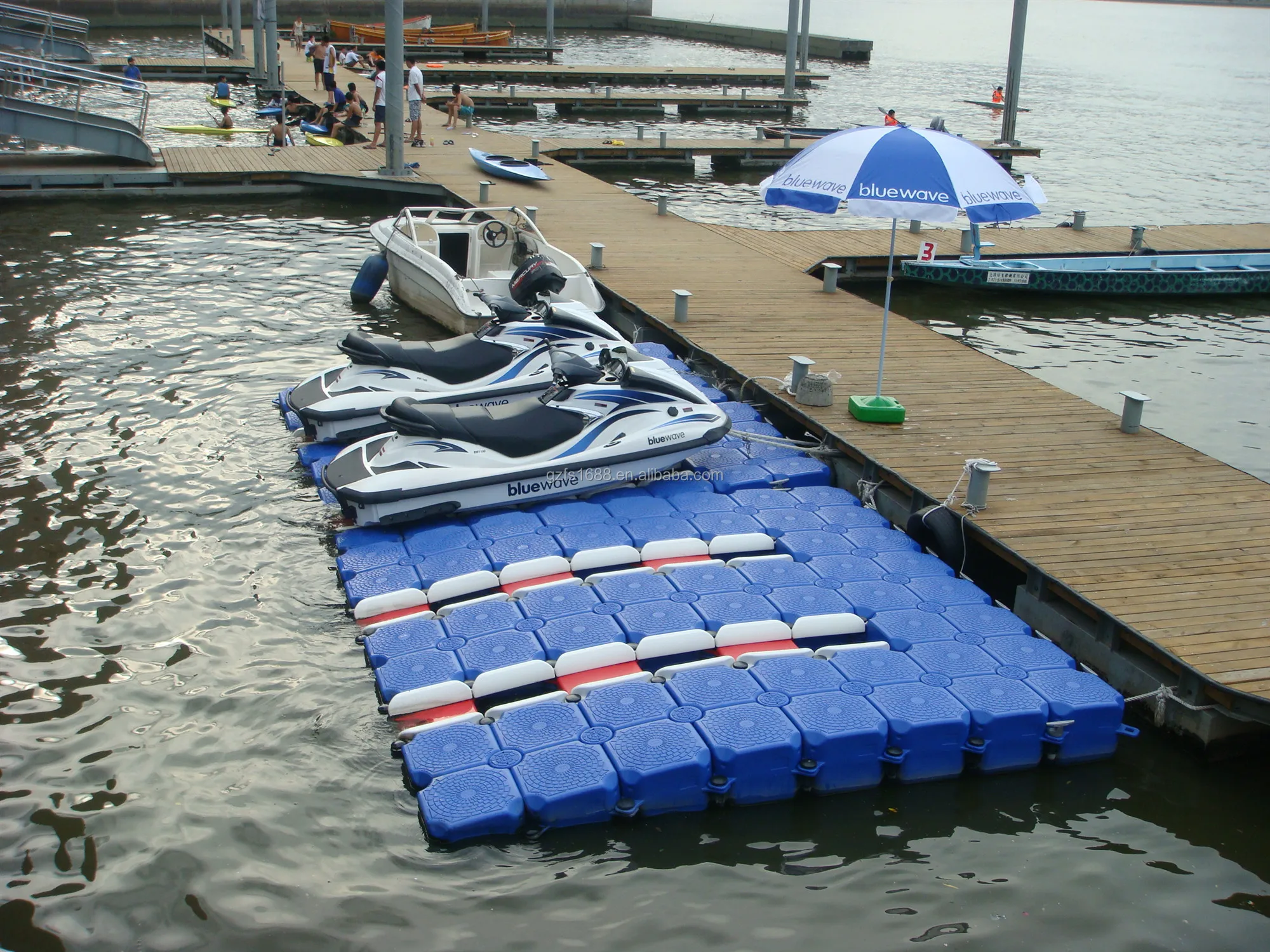 Modular Floating Platform Dock System for Pumps & Walkways