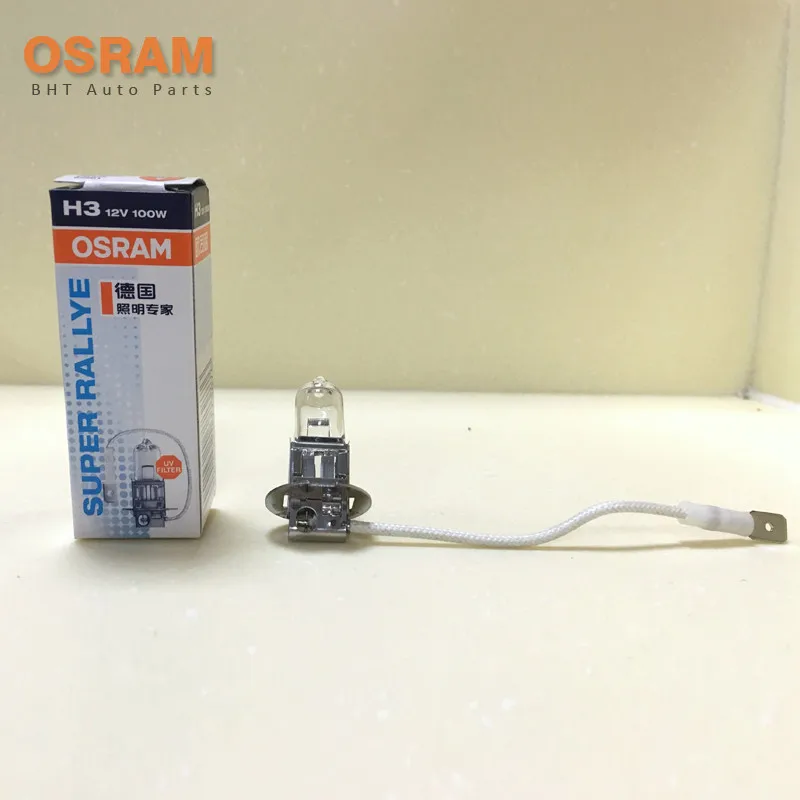 Car Lamp Made In China Origin Osram Super Bright Halogen Bulb H3 12v ...