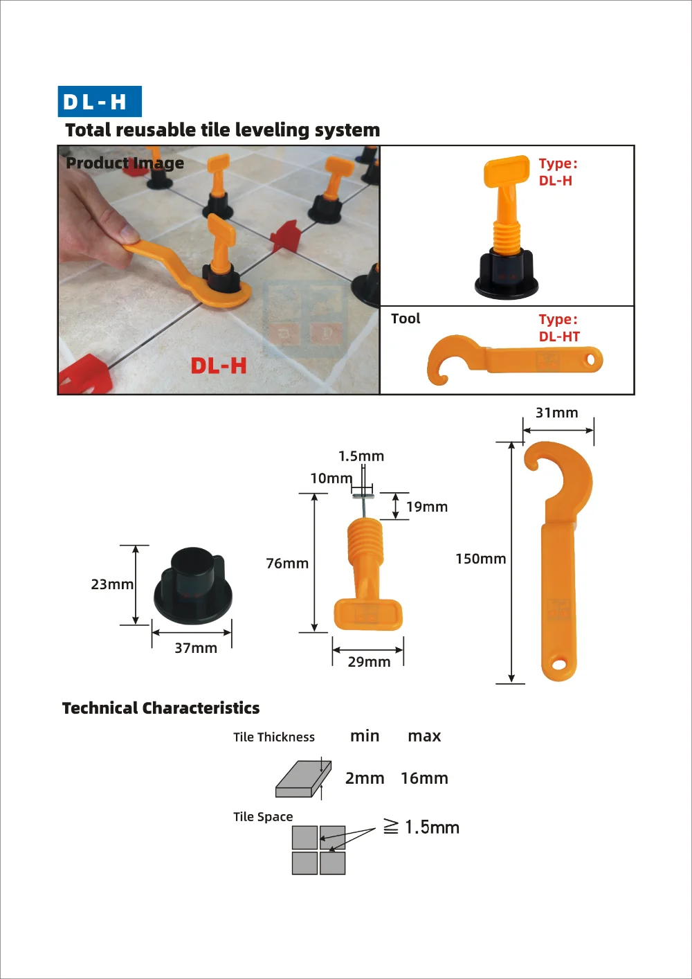 Reusable Alignment Spacers Tile Installation Tool Tile Leveling System Buy Tiles Leveler