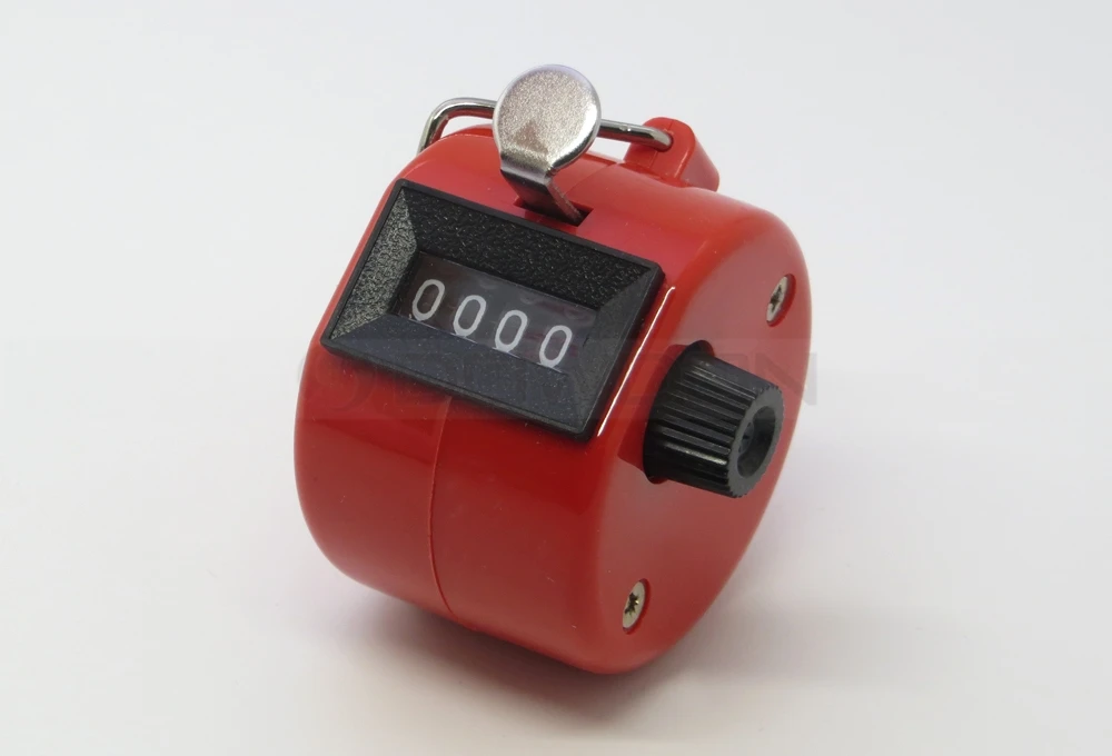 8 Color In Stock Four-digit Plastic Shell Mechanical Tally Counter Hand ...