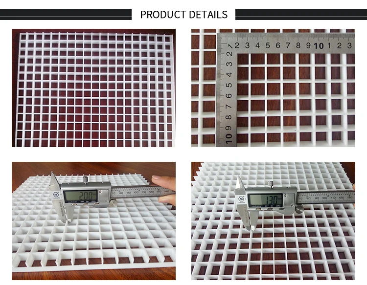 Customized Plastic Egg Crate Grille - Durable ABS Mesh for Industrial ...