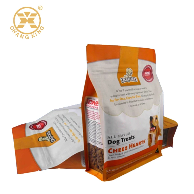 Popular Design Box Shape Pet Dog Food Packaging Bag With Zipper/animal ...