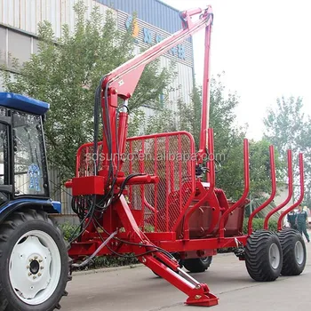 Logging Trailer Log Loader Trailer For Tractor - Buy Logging Trailer ...