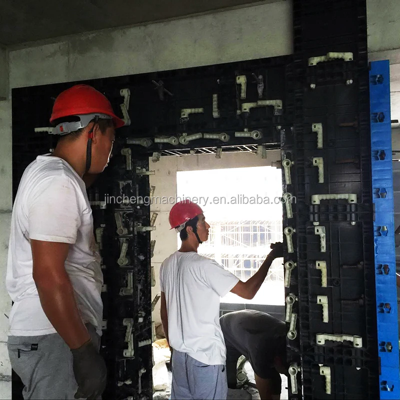 Reusable Adjustable Plastic Formwork For Building Concrete Wall Slab ...
