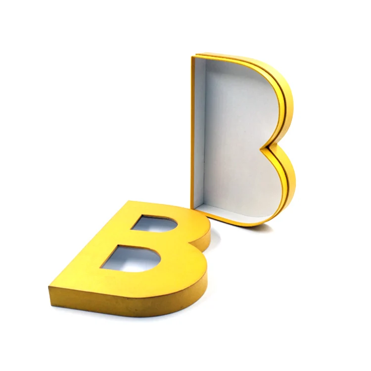 Alphabet Letter Shaped Gift Boxes - A to Z, Fancy & Handmade