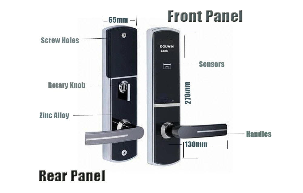 Way One Door Lock System Sliding Door Key Lock Self Locking China Door ...