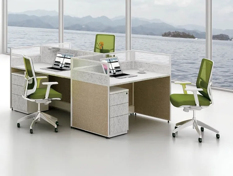 Modern Design Office Workstation Furniture 3 Person Office Cubicle ...
