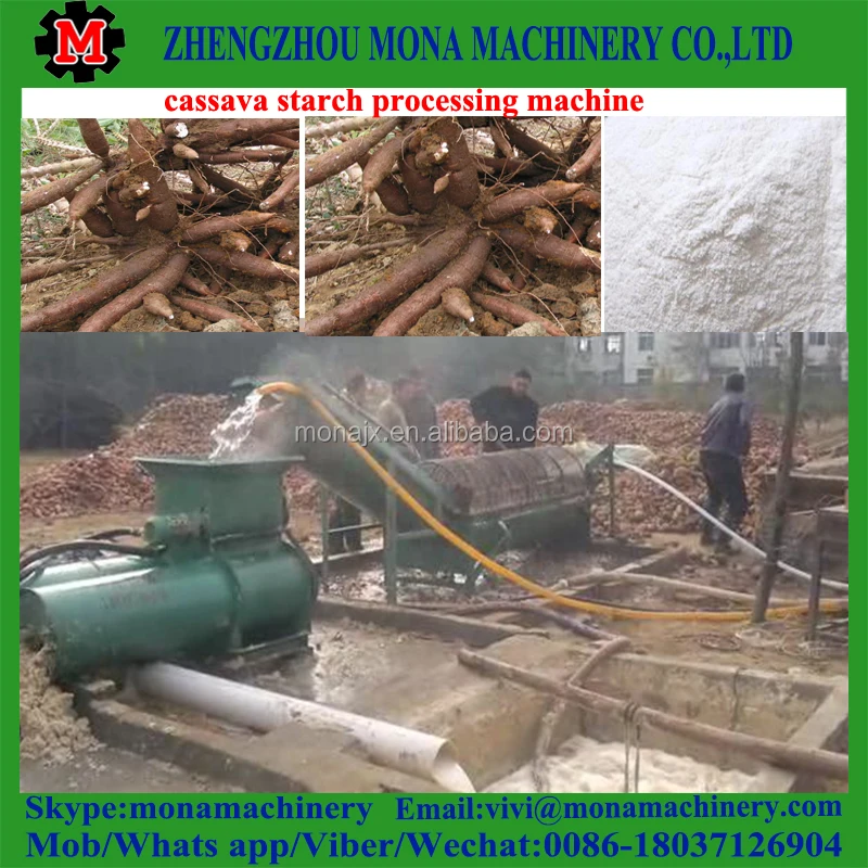 Fresh Cassava Processing Plant / Cassava Starch Production Line/making ...