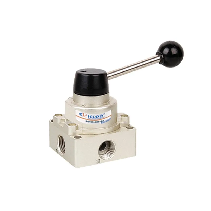 4/3 Way HV400 Series Pneumatic Manual Air Hand Switch Valve