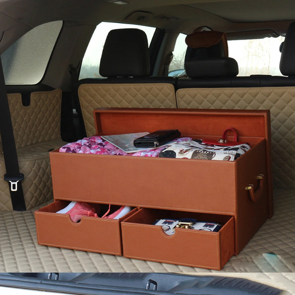 3 Compartments Car Trunk Organizer Auto Supplies Car Back Storage - Buy ...