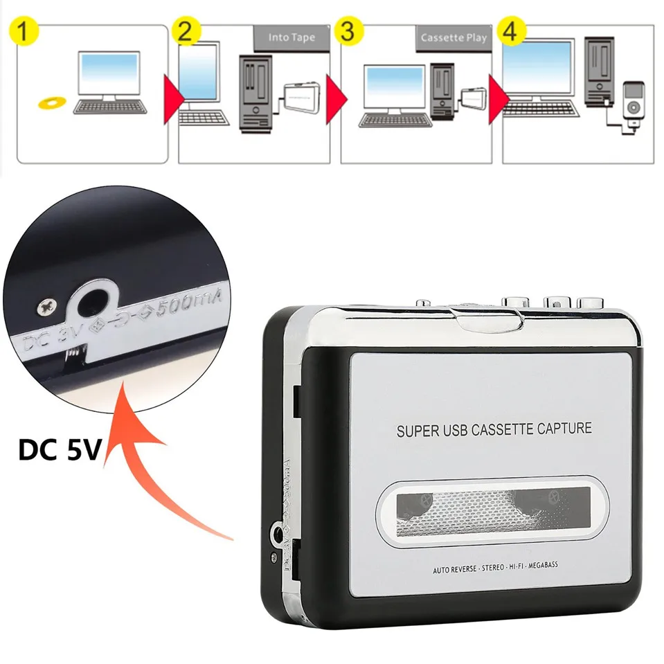 Convert Cassette Tapes to MP3 with Ease Using USB Recorder
