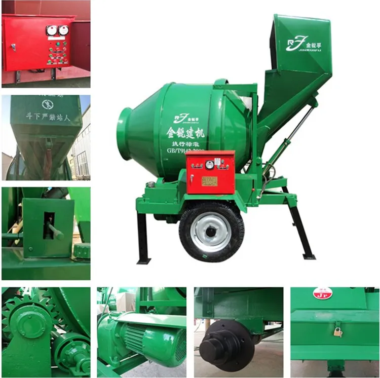 Cheaper Jzc350 Conical Drum Reversing Wire Rope Hopper Tipping Concrete ...