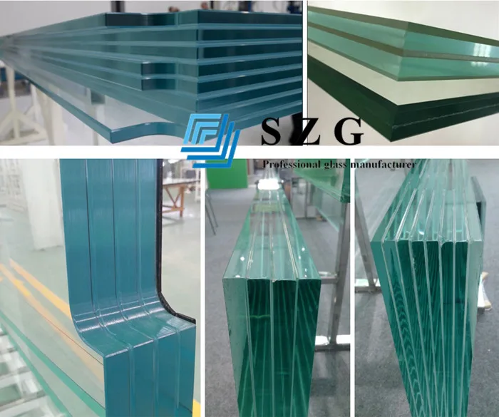 High Safety Architectural Roof Skylight Tempered Laminated Glass