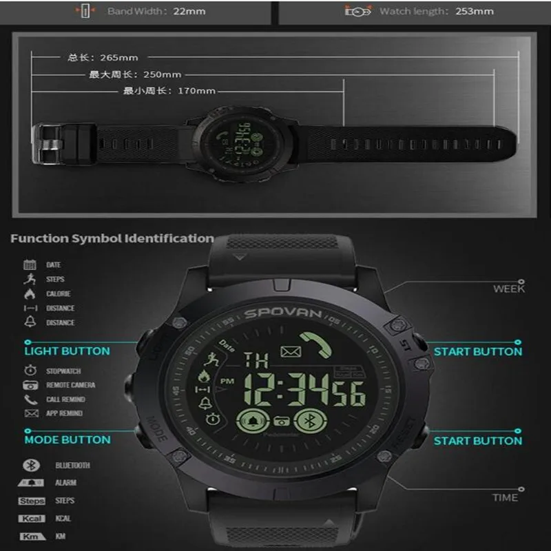 Chinese Factory Bluetooth Fitness Smart Watch With Low Price - Buy High ...