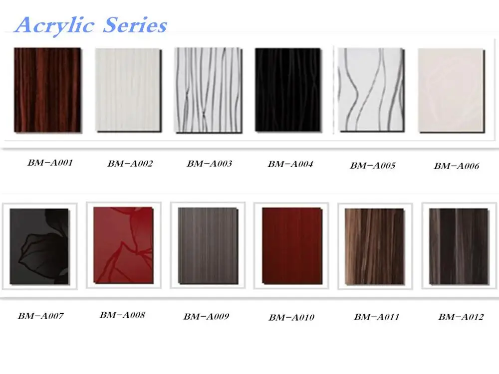 Bomei Factory European Modern Design Durable Mdf Kitchen Cabinets And ...