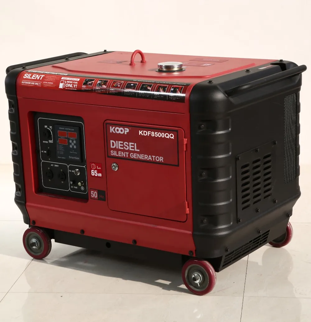 4.5kva to 5.0kva Silent Diesel Generators - KOOP KDF6700Q-3