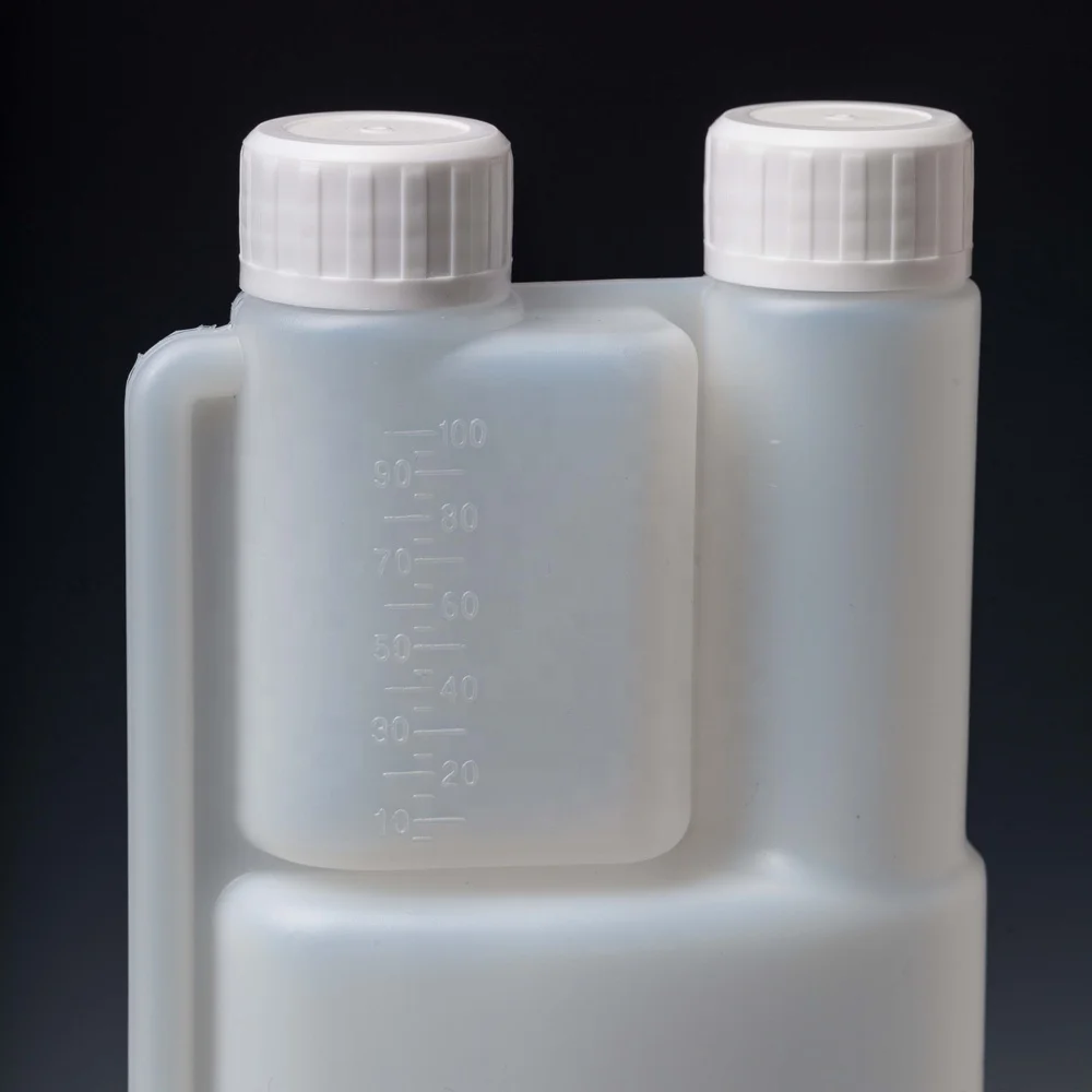 500ml Hdpe Plastic Dosing Twin Neck Plastic Bottle For Liquid ...