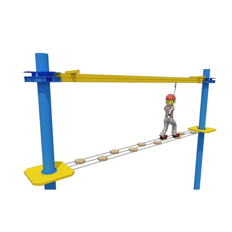 Indoor/outdoor High Ropes Course Equipment With Zip Line - Buy High ...