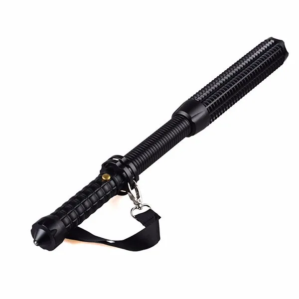 Multifunction Police Flashlight Hammer Telescopic T6 Extendable Baton ...