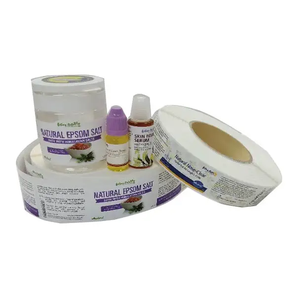 2018 Shower Gel Label With Matt Finish Roll Sticker Vinyl Label With ...