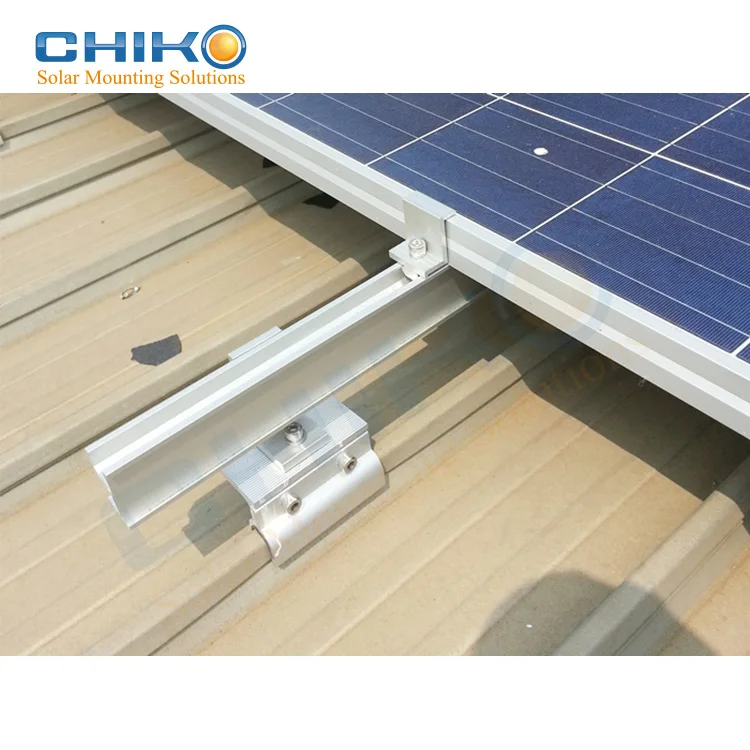 Solar Tin Roof Clamp Mounting Rack for Klip Lok PV Roof
