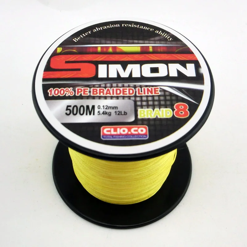 Línea De Pesca Trenzada De 8 Hebras 500 Pe,Líneas De Pesca De Alta ...