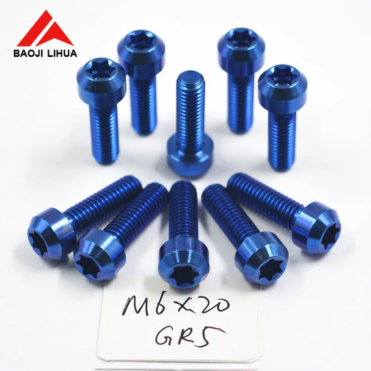 Grade5 M6 M8 Titanium Star Key Bolt for Scooter & Motorcycle