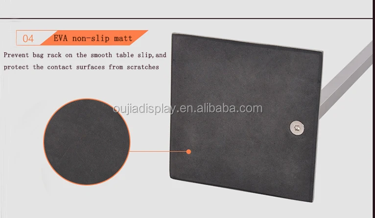 Retail Bags Store Design Fixture Metal Women Purse Handbag Hand Bag ...