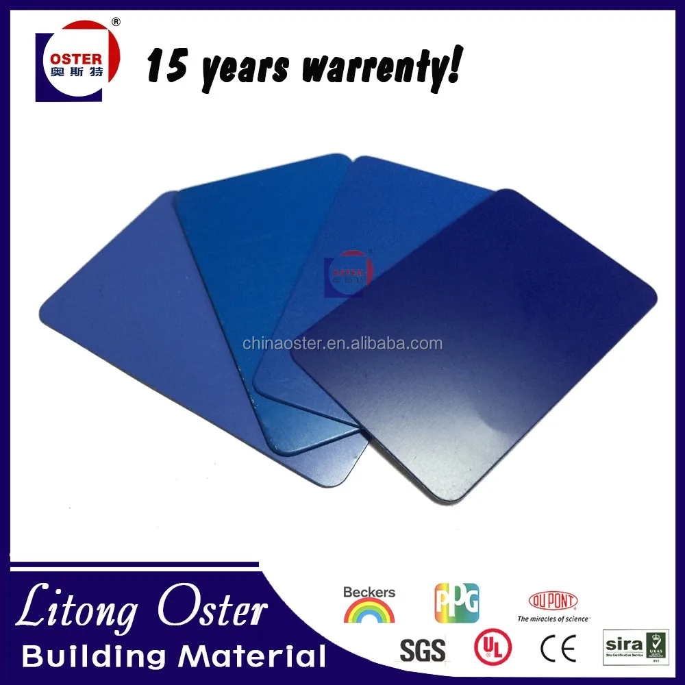 Blue Aluminium Composite Panels for Table Tennis - Durable & Stylish