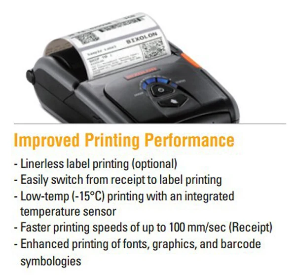 Bixolon Spp-r300 Pos Handheld Thermal Mobile Bar Code/receipt Printer ...