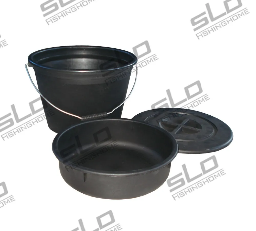 Fishing Accessories - Durable 25L Plastic Bucket with Lid
