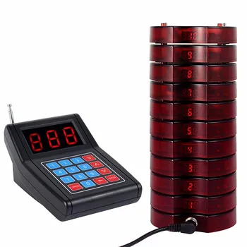 Round Mini Restaurant Table Buzzer Beeper For Restaurant - Buy Beeper ...