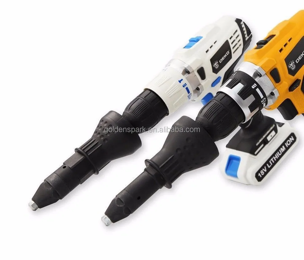 Universal Cordless Drill Rivet Adaptor/electric Rivet Nut Gun - Buy ...