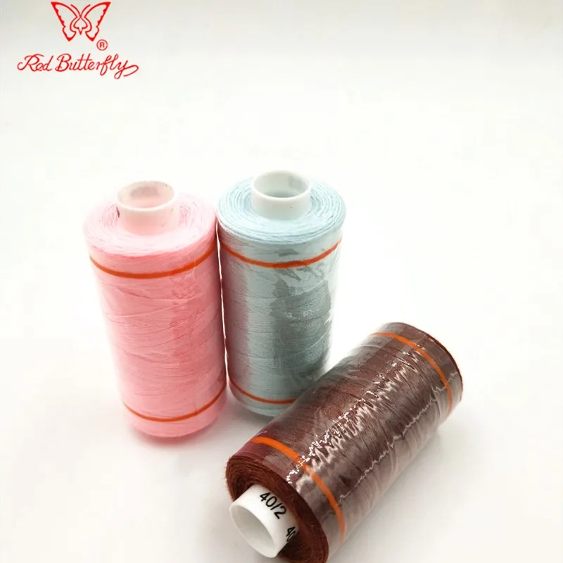 Customer Made100% Spun Polyester Sewing Thread 40s/2 500yds - Buy 100 ...