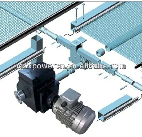Rack And Pinion Drive Curtain Greenhouse Shading System - Buy Shading ...