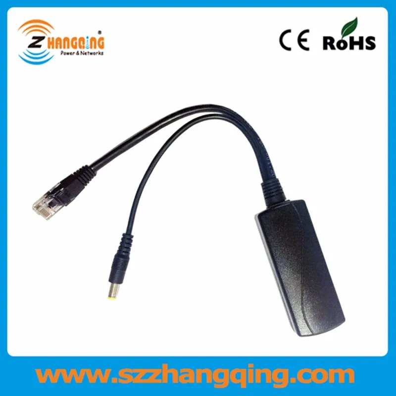 5v 2a Poe Splitter For 5v 2a Ip Camera Gigabit 802.3af/at Active Poe ...