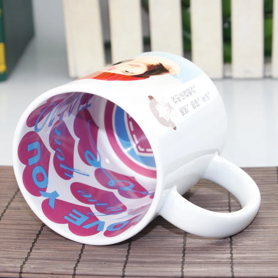 Custom Design With Printing Inside Mug - Buy Printing Inside Fondue Mug ...