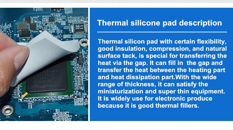 8w/m Thermal Conductive Silicone Rubber Sheet Special Heat Conduction ...