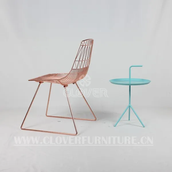 Lucy Chair Modern Wire Chair Copper Color - Buy Wire Chair Copper Color ...