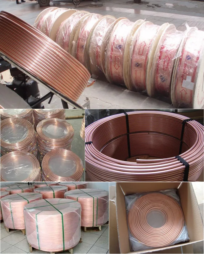 Astm B88 Type L M K Copper Pipe / Copper Tube For Water System - Buy ...
