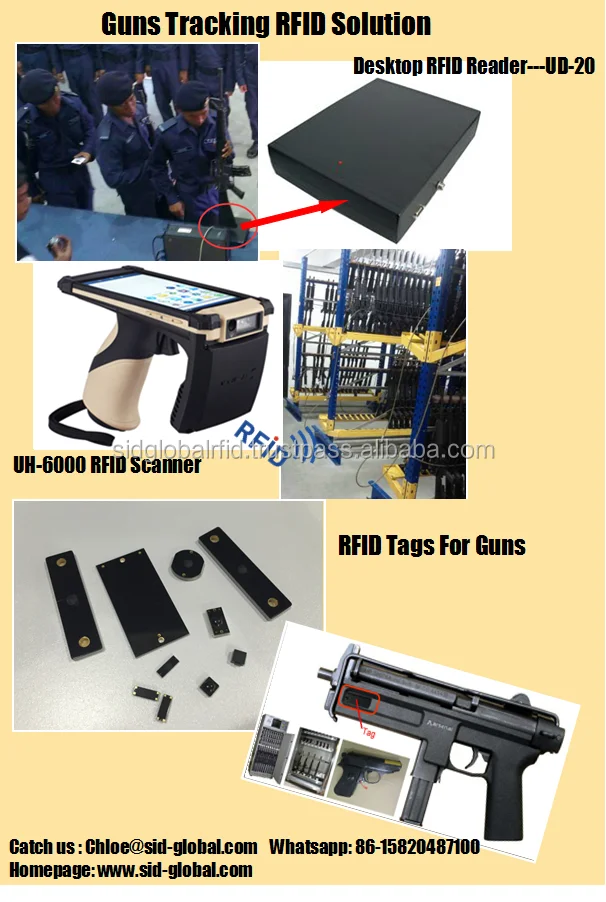Weapons Tracking Uhf Rfid Mini Tag Ut-0505 5*5*3 Mm Sid-global - Buy ...