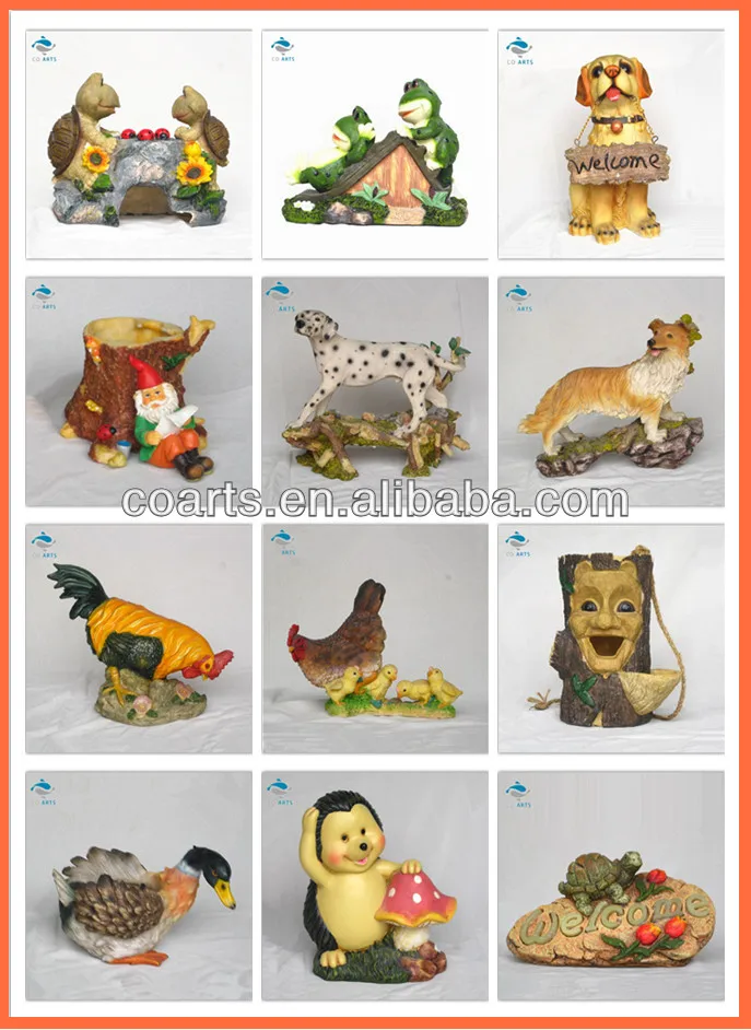 Polyresin Animal Garden Decoration Hen With The Chicken - Buy Garden ...