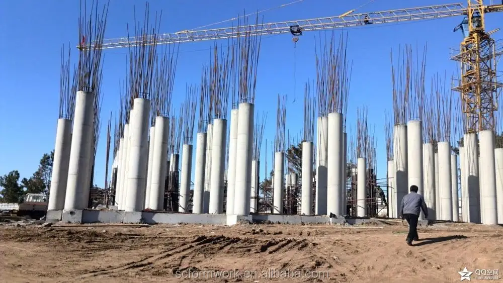 Circular Columna De Hormigón Encofrado Para La Construcción - Buy ...