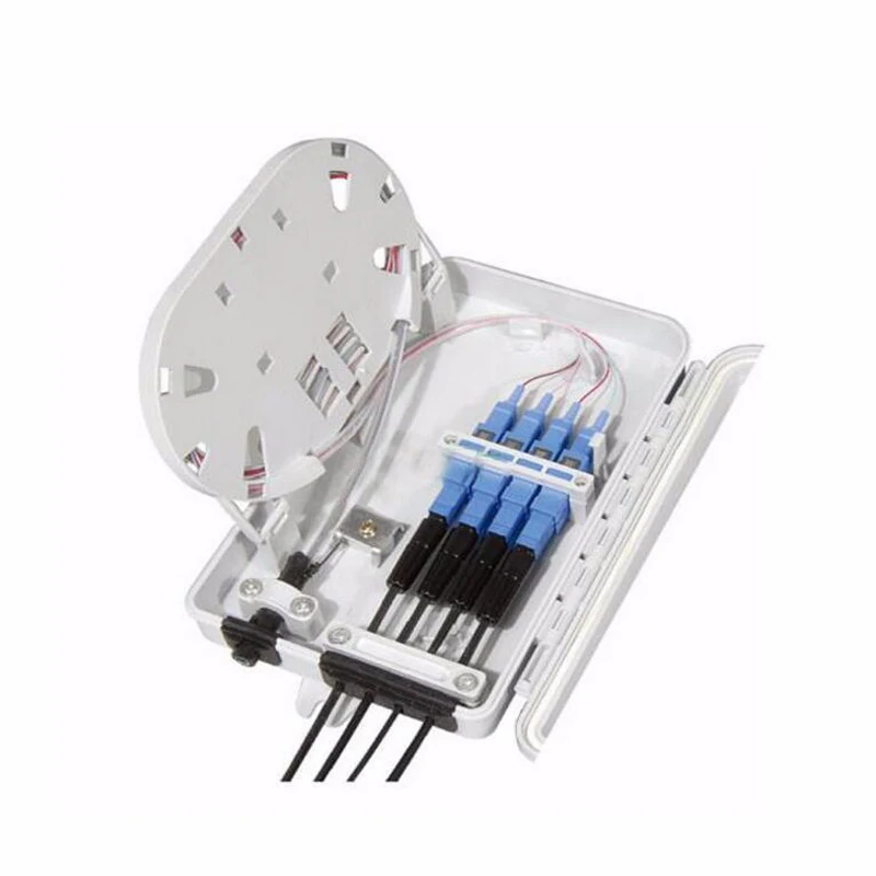 FTTH Indoor Wall Mounted ATB Fiber 4 Core Terminal Box