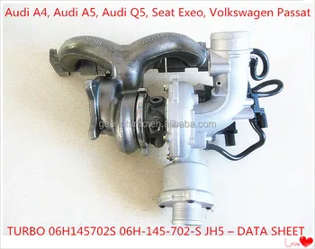 K03 53039880291 Turbo 06h145702s 06h-145-702-s Jh5 06h145702s ...
