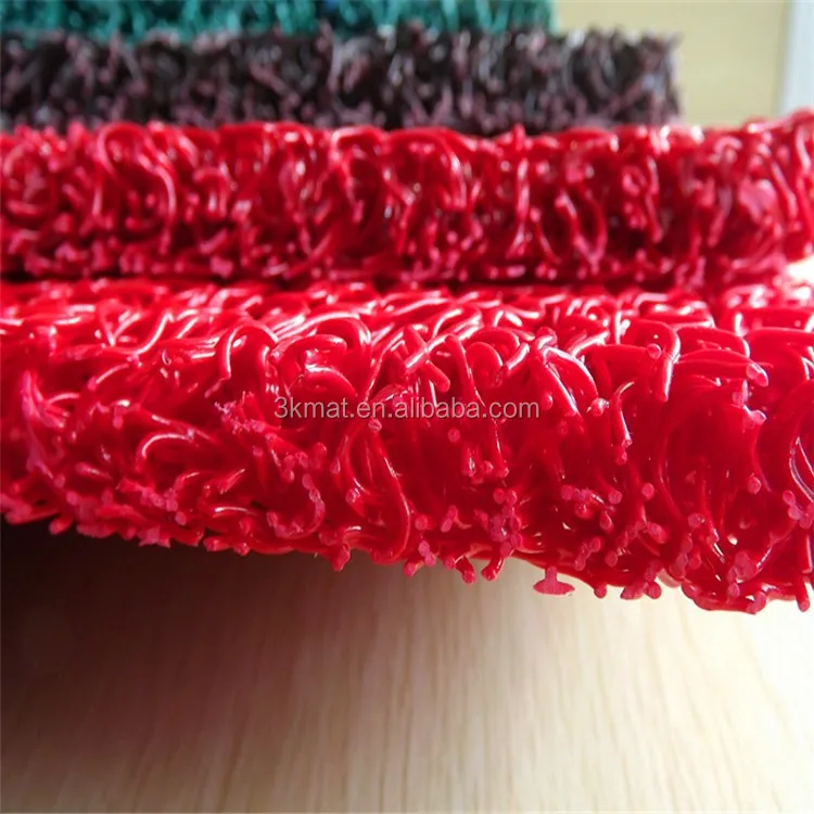 Anti-slip Pvc Coil Mat,Vinyl Loop Mat,Noodle Or Spaghetti Mats Without ...