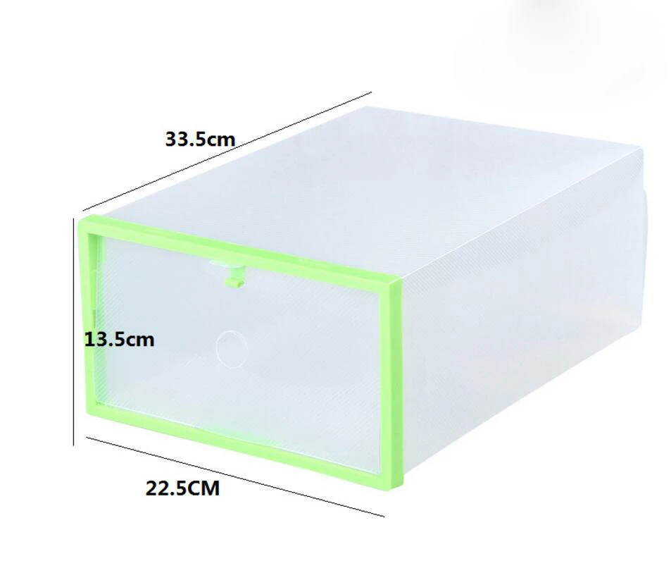 Transparent Acrylic Shoe Box Drawer Type Women Plastic Clear Shoe Box ...