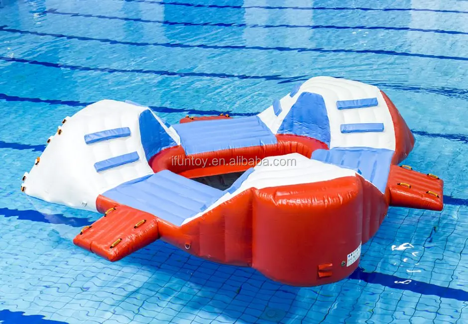 Most Popular Inflatable Round Water Floating Mats /inflatable Jumping ...