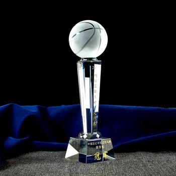 Cheap Fashion Design Nba Mvp Basketball Crystal Trophy Awards With High ...